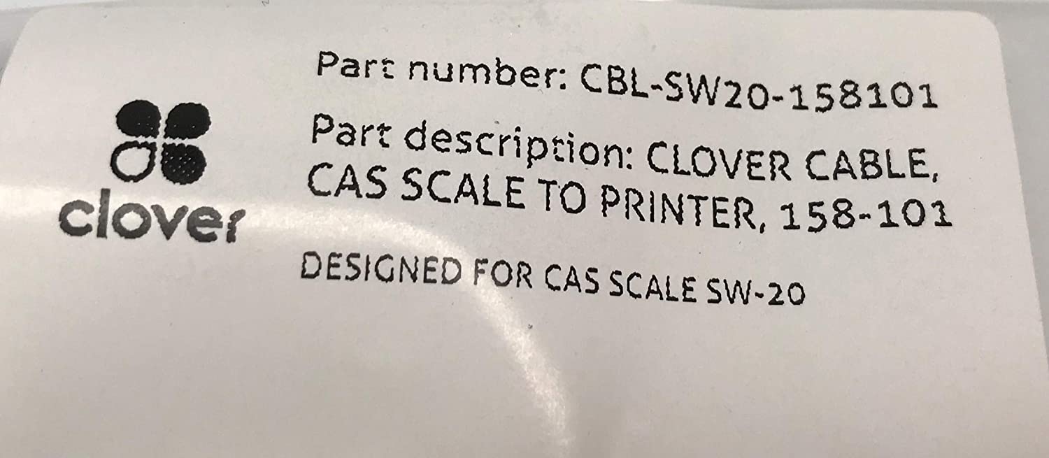 Cable CAS Scale to Clover POS (CBL-SW20-158101) – Scale for Clover